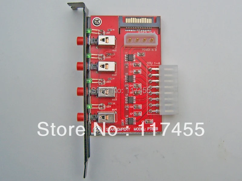 Four Channel Sata Device Power Switch, Sata Hard Drive Hdd Power ...