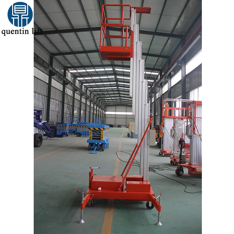 6m hydraulic vertical man lift electric lift platform aerial work ...