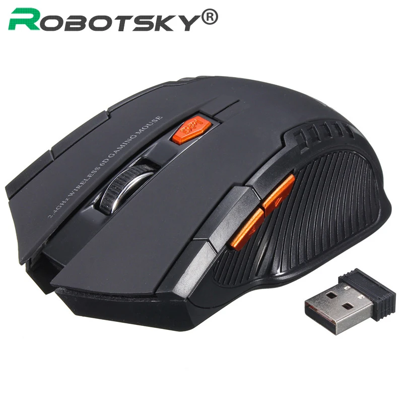 2.4GHz Wireless Optical Mouse Gamer New Game Wireless Mice with USB ...