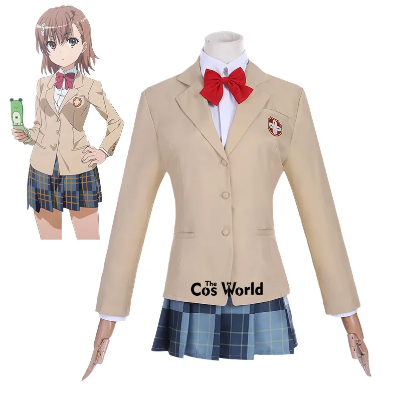 A-Certain-Magical-Index-Mikoto-Misaka-School-Uniform-Coat-Shirt-Dress ...