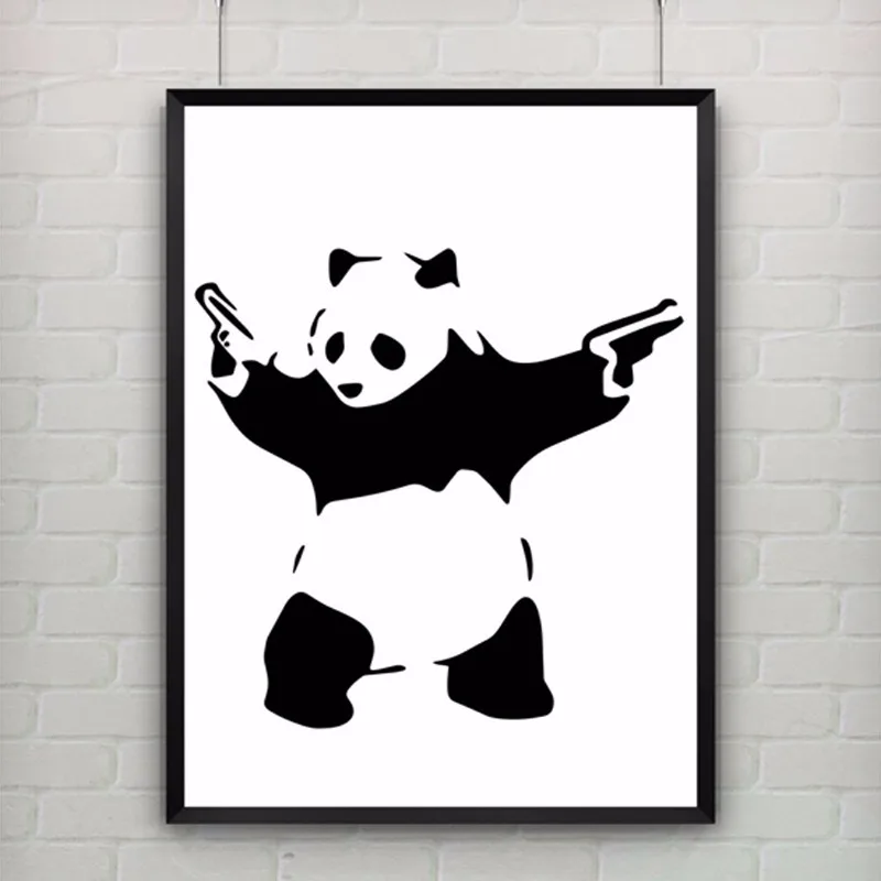 Banksy Panda Tattoo