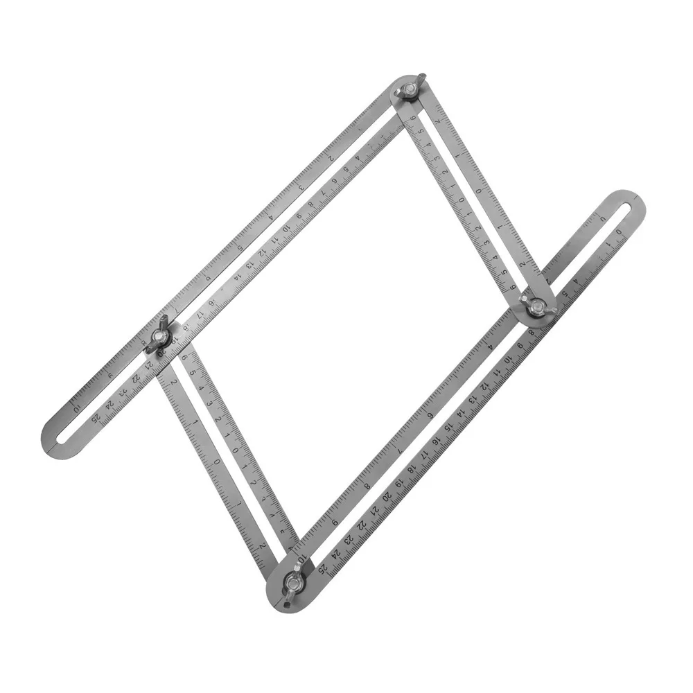 Hot Adjustable Stainless Steel Folding Measuring Tool Multi Angle ...