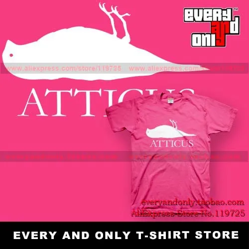 ATTICUS Brand Dead Bird logo 100% cotton t shirt tee t logo multi color ...