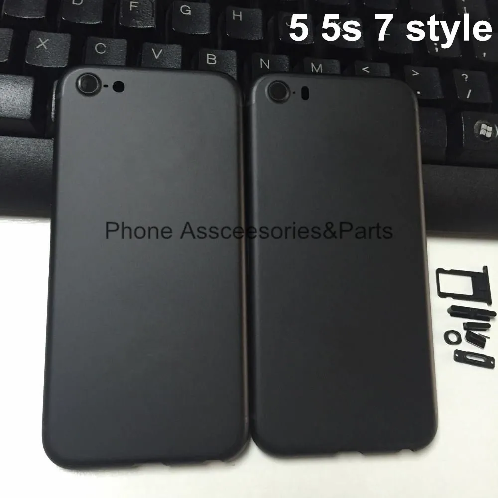 Matte Black Housing For Iphone 5 5s Aluminum Metal Back Case Battery ...