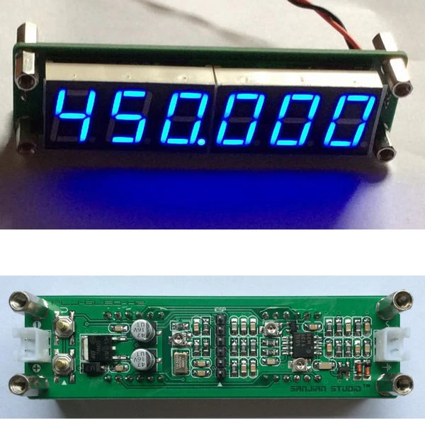 PLJ-6LED-H 1MHz to 1000MHz RF Frequency Counter Cymometer meter ...
