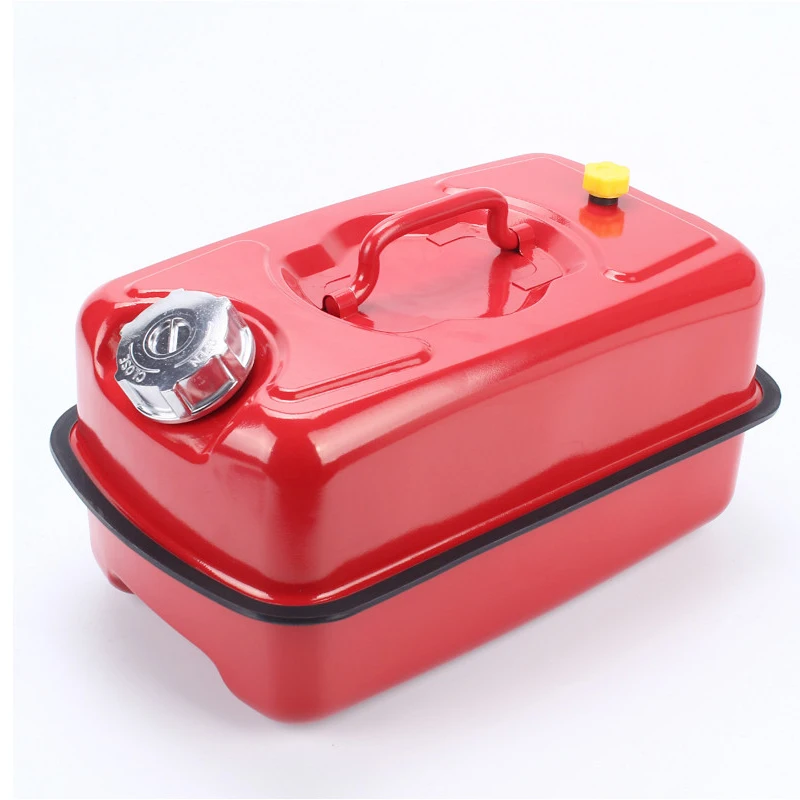 Metalical 5L 10L 20L Gallon Liquid Water Lying Gas Can Portable Red Oil ...