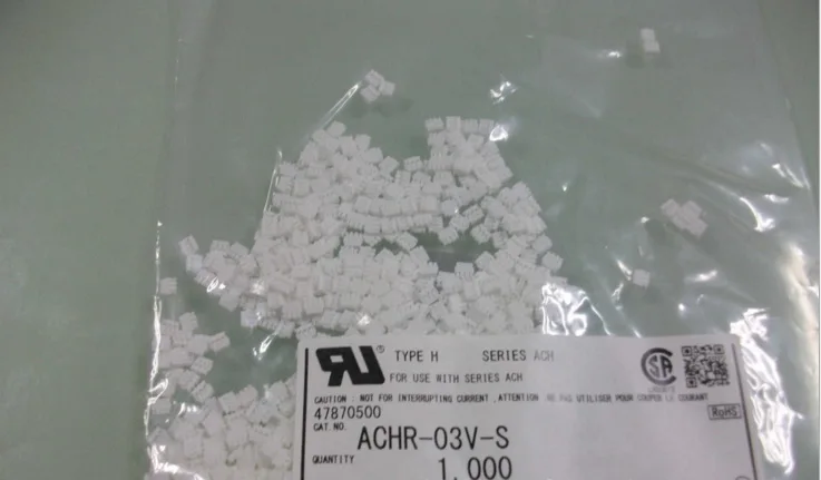 ACHR-03V-S CONN RCPT ACH W-B 3POS 1.2MM Connectors terminals housing 100% new and original parts