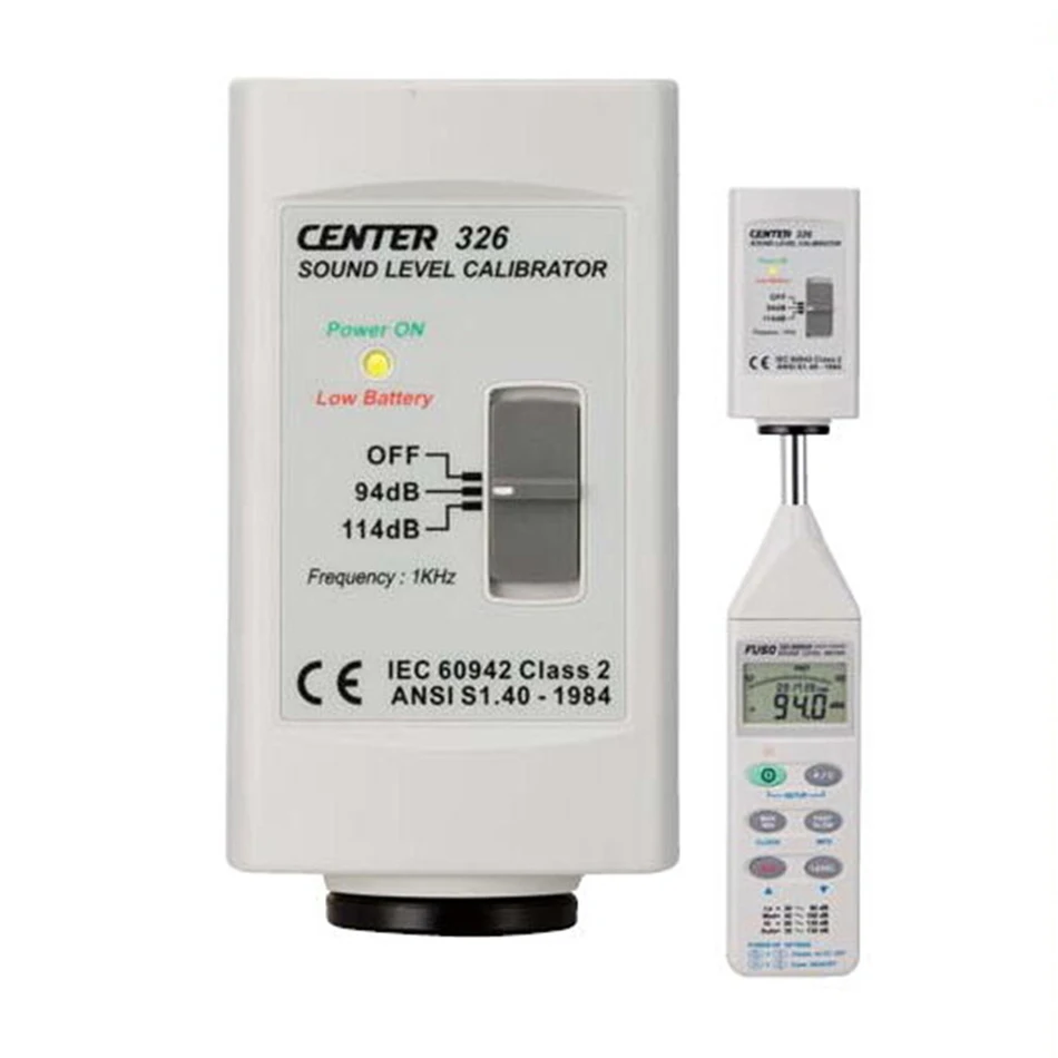 Calibrator For Sound Level Meter Center326 - Sound Level Meters ...