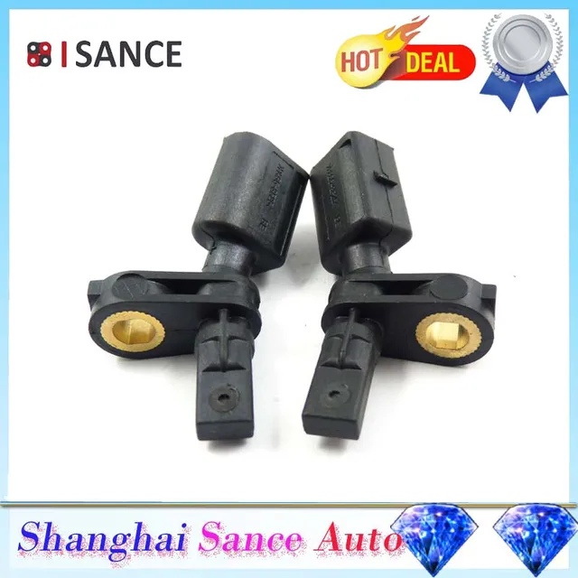 ISANCE Front Left Right ABS Speed Sensor WHT003860 WHT003861 For Audi ...