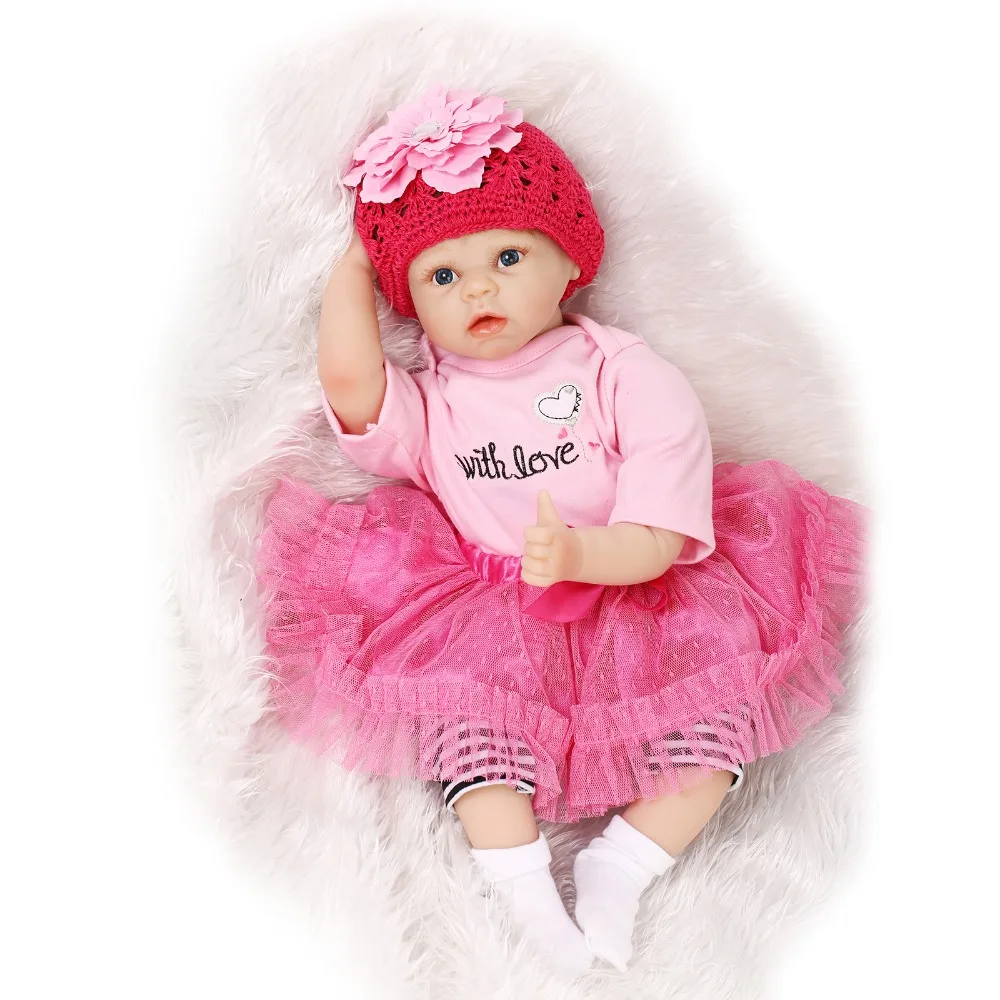 22inch 55cm Silicone baby reborn dolls, lifelike doll reborn babies ...