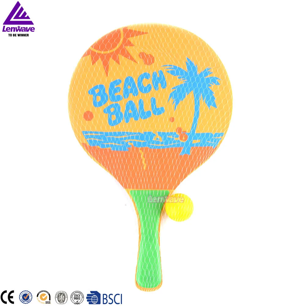 Brand beach the racket set/two in 8 mm thick PVC white net bags ...
