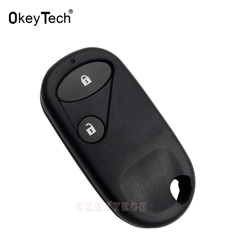 Okey Tech For Honda Civic Jazz 2 Buttons Remote Car Key Shell Without ...