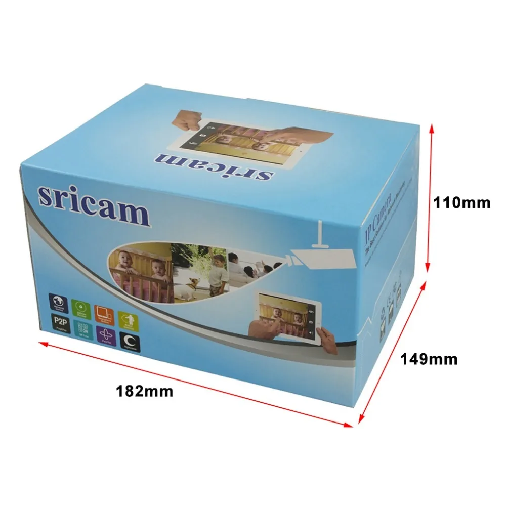 Sricam SP012 720P IP камера беспроводная wifi Домашняя безопасность ...