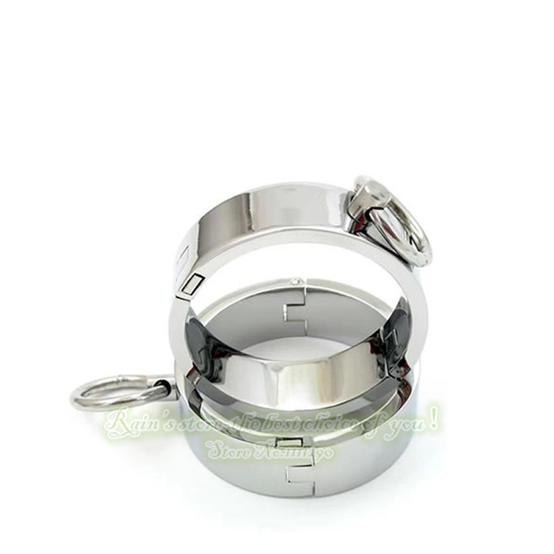 55mm Small Hand Cuffs For Women Awesome Metal Strong And Smooth Girl Female Oval Sex Products