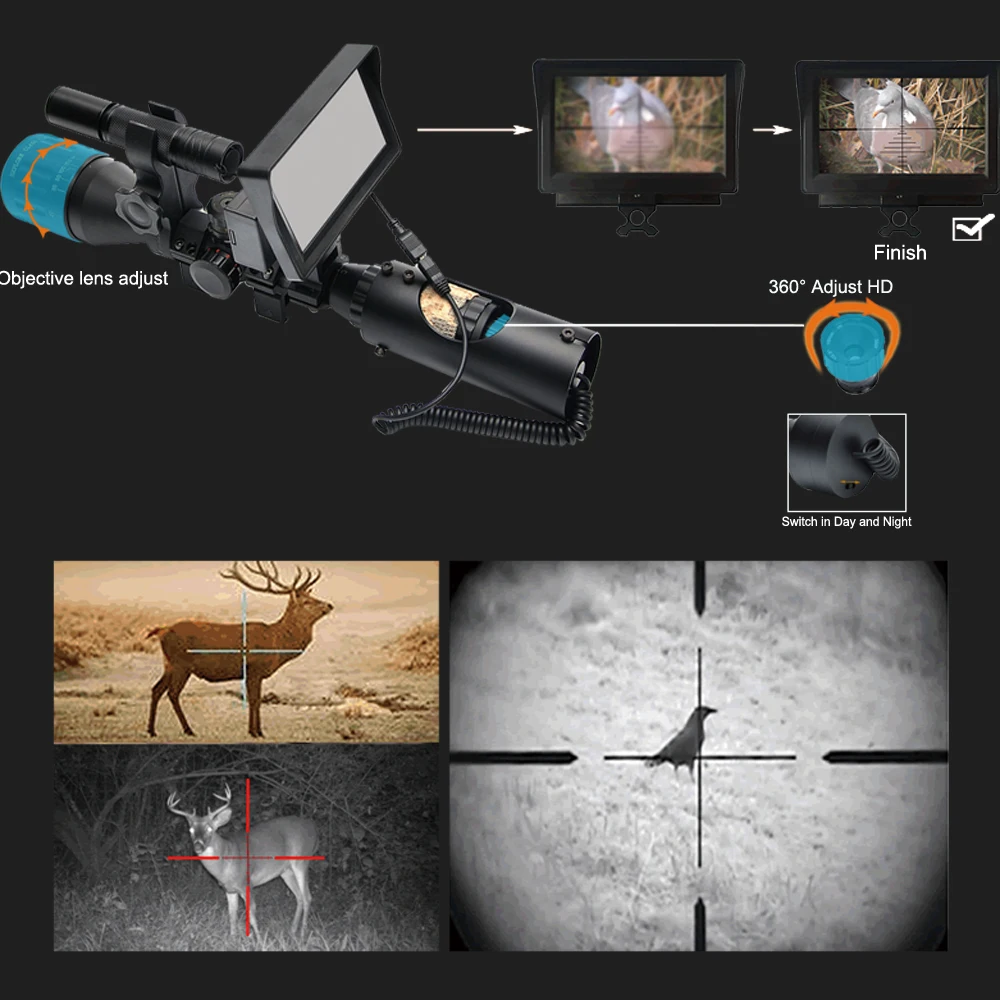 Digital Infrared Night Vision Riflescope
