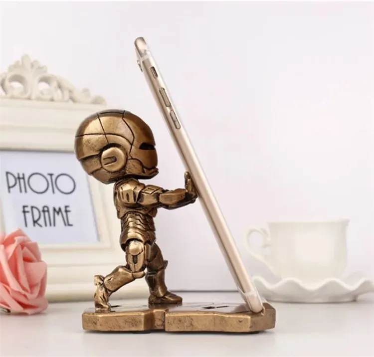 Cheapest Very cool 12.5cm Super hero Iron Man Phone holder action ...