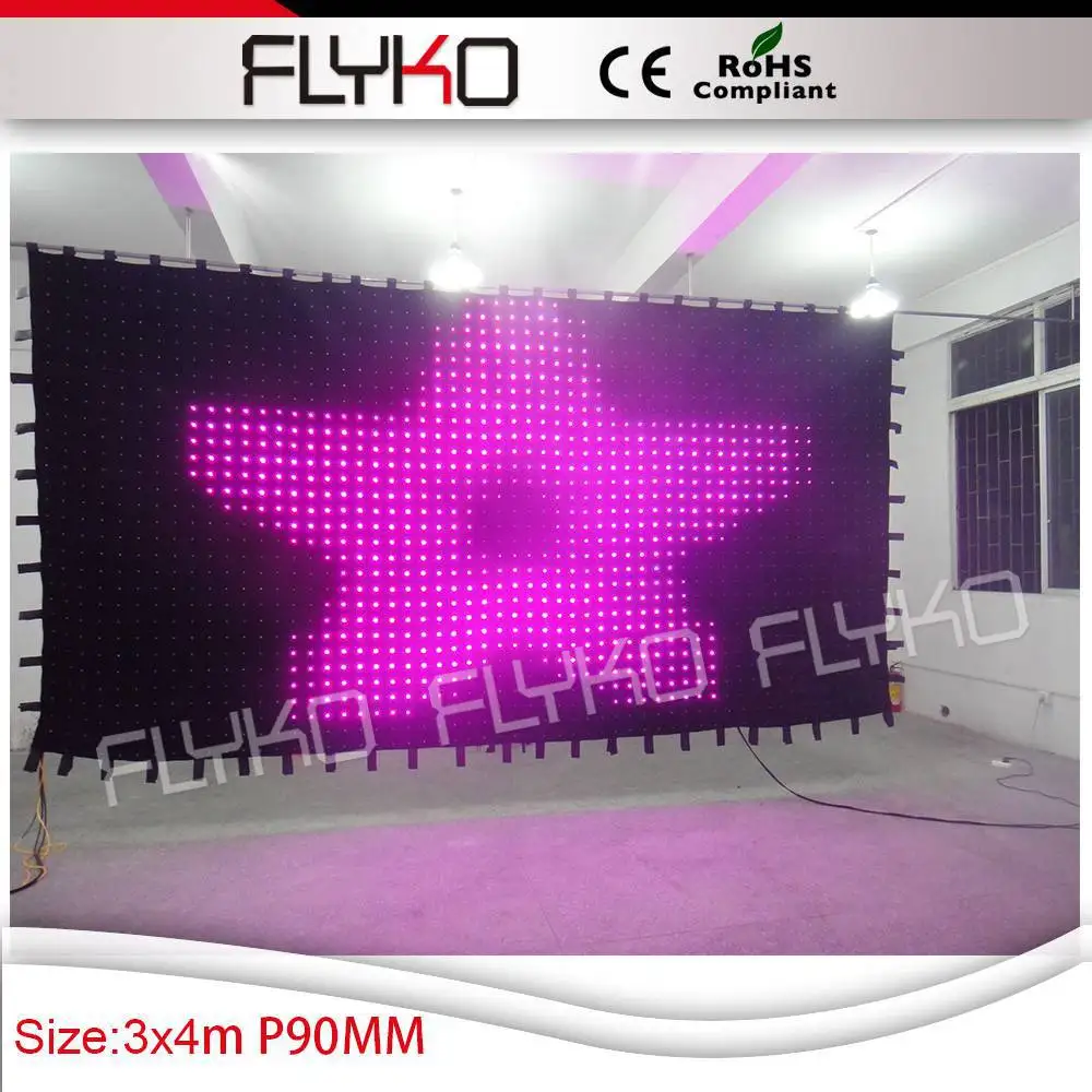 Free Shipping P9 3x4m Flexible Package Led Wall Screen - Stage Lighting ...