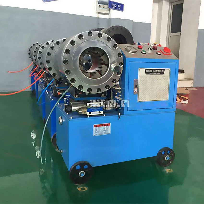 New YM500-AB 3KW Hose Pipe Press Shrink Tube Machine Hydraulic Hose ...