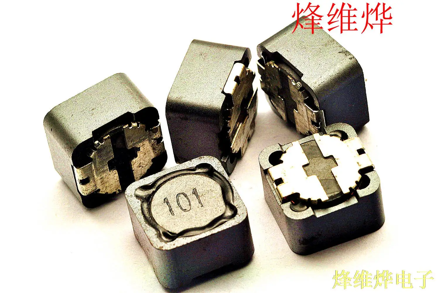 SMD power inductors shielded inductors 12 * 12 * 7 100UH standard word ...