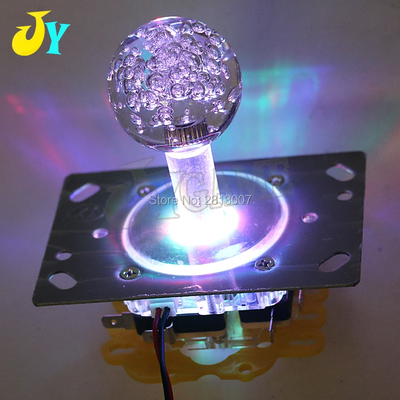 Crane Machine Arcade Game Accessory Colorful LED Joystcik Glitter ...