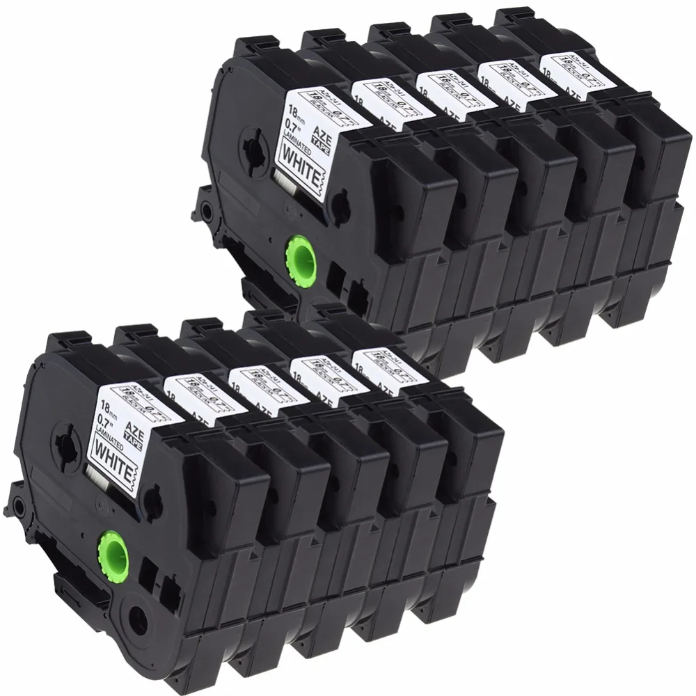 AIMO 10 PCS 18mm tze241 tze 241 tze 241 Laminated Label Tapes ...