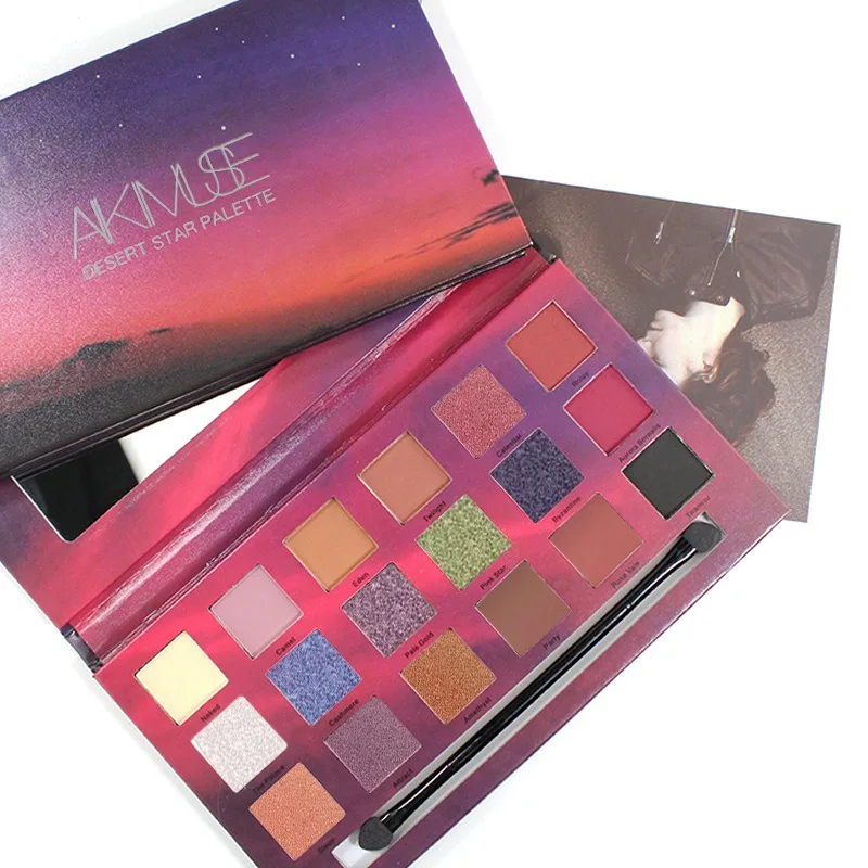 Professional Fashion Glitter Eyeshadow Palette Natural Makeup Set ...