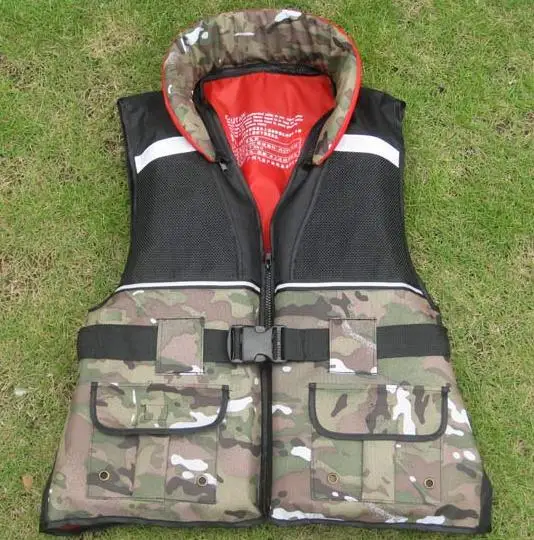 Matine manner Camouflage adult fishing life vest professional ...