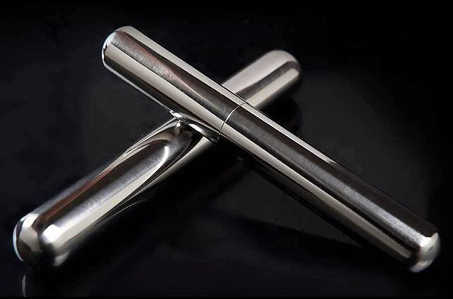 Stainless Steel Portable Single Cigar Hydrating Tube Travel Cigar Tube ...