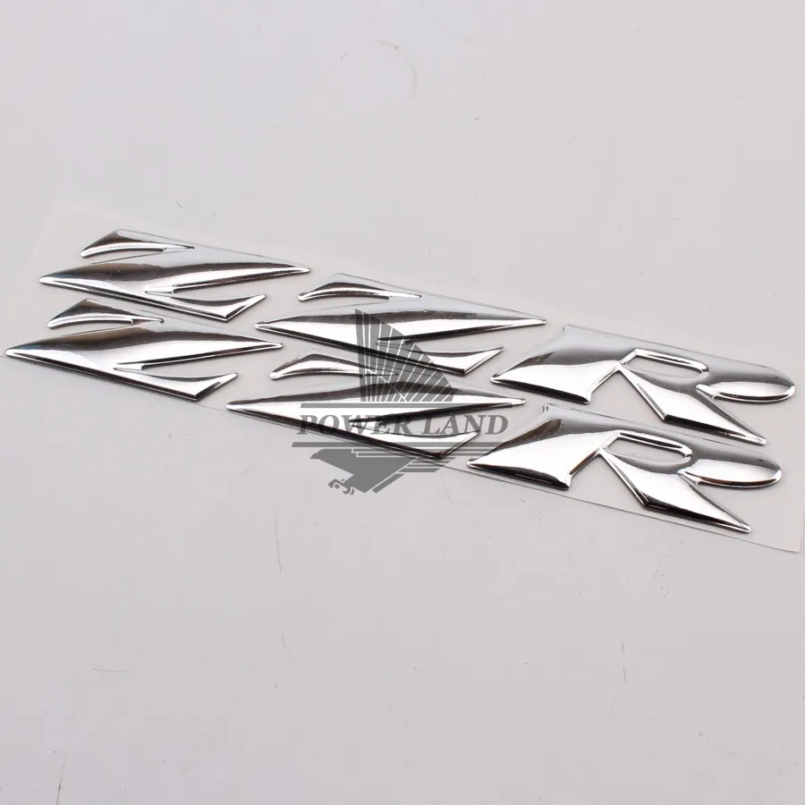 Motorcycle Chrome 3D Decals Fuel Gas Tank Stickers Emblem Badge ...