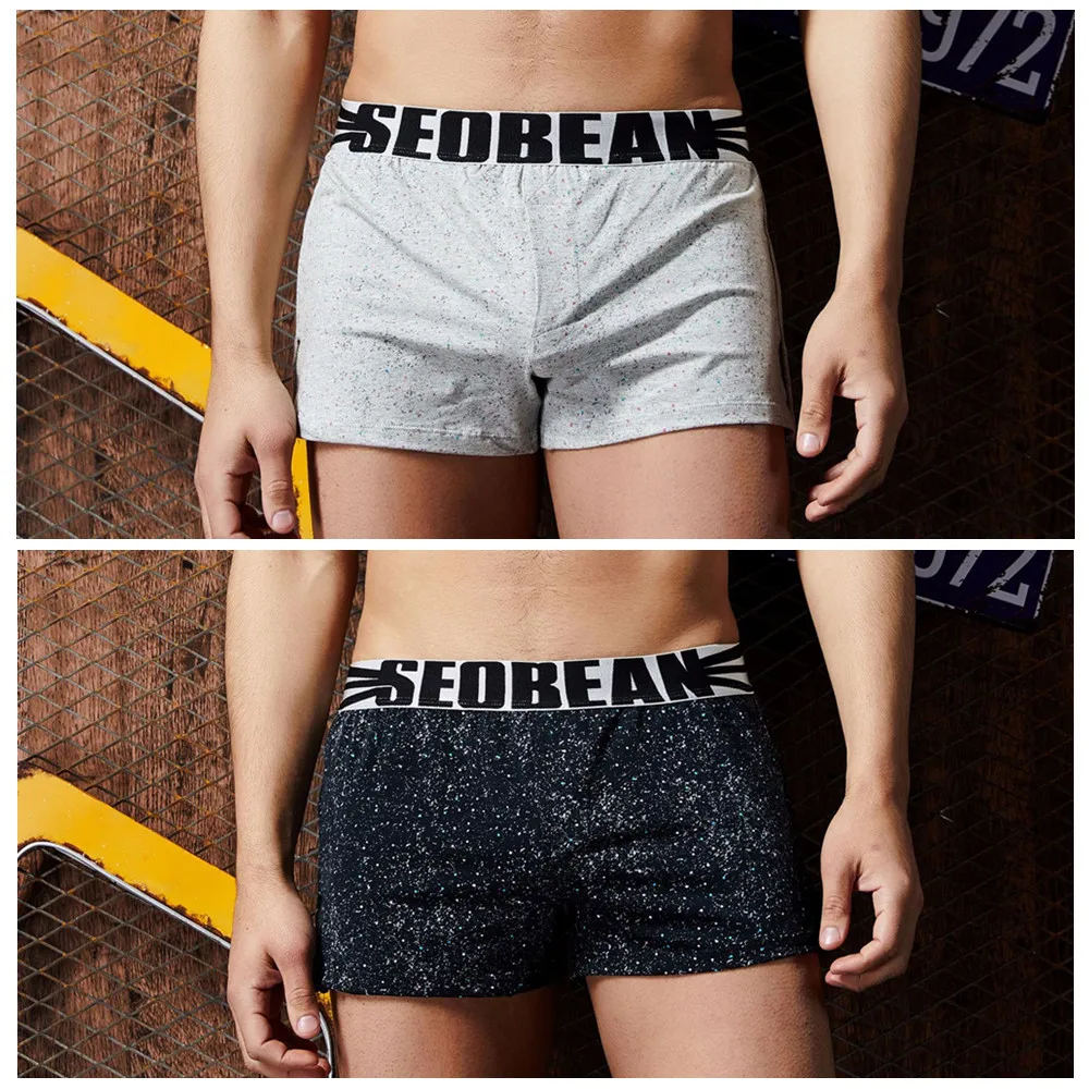 High quality men's boxer shorts cotton underwear men boxers loose ...