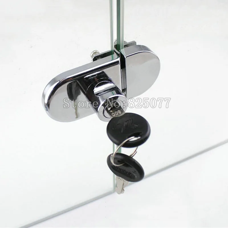 10PCS Display Cabinet Locks Double Glass Door Lock Showcase Locks Glass ...