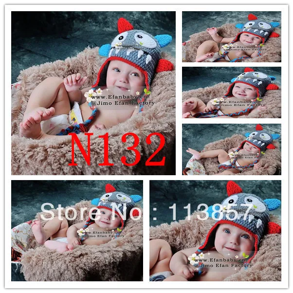 2013 hande made images of caps woven to crochet animal monster hand ...