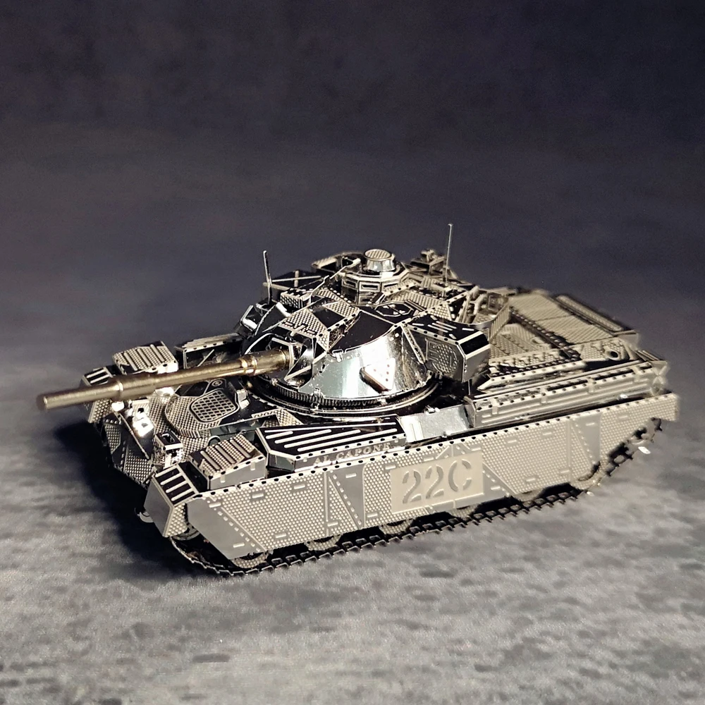 CHIEFTAIN TANK MK50 Model 1:100 HKNANYUAN 3d Metal Puzzle Creative toys ...