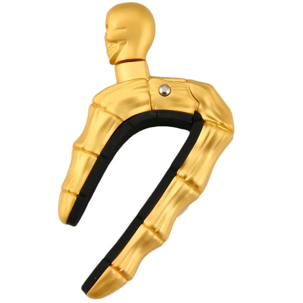 Skull Finger Screw Capo – Metal Screw Capo in Gold & Onyx - MyCapos