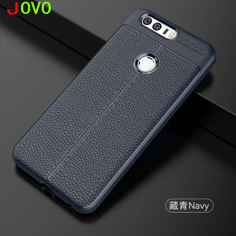 JOVO For Huawei Honor 8 Case Anti fingerprint Litchi Leather Pattern ...