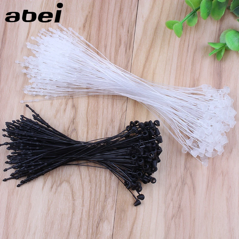 3/5/7/9 Inch 1000pcs Transparent Black Loop Locks Plastic Snap Lock ...