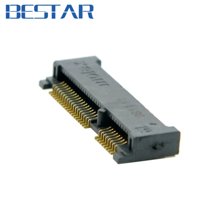 Mini PCI-E pci express pcie mSATA 52pin 4.0mm Height Receptacle female ...