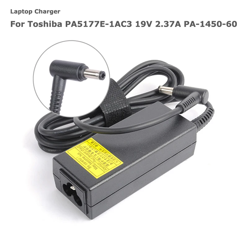 19V 2.37A 45W laptop AC power adapter charger for Toshiba Portege T210 ...