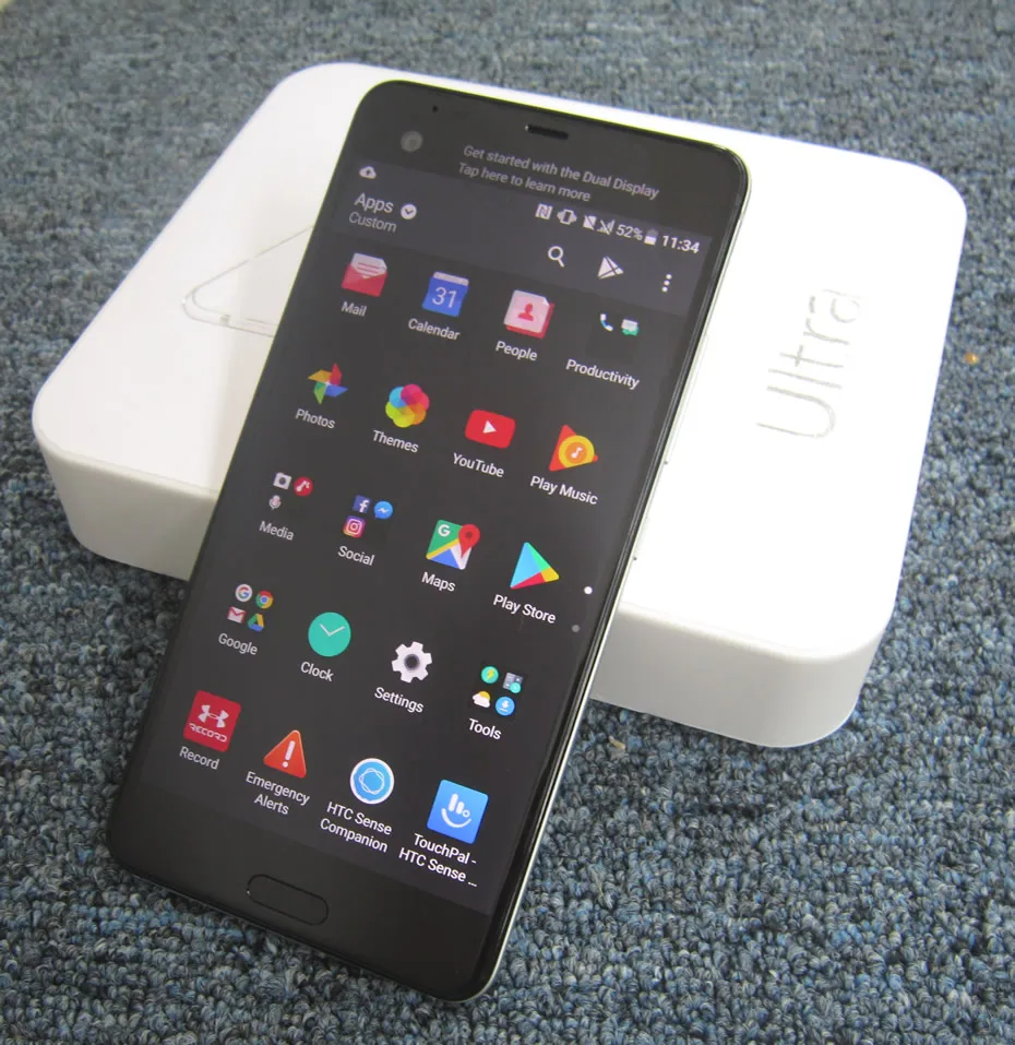 Htc U Ultra 4 Гб ОЗУ 64 Гб ПЗУ четырехъядерный процессор Snapdragon 821 камера 12 МП NFC Nano ...