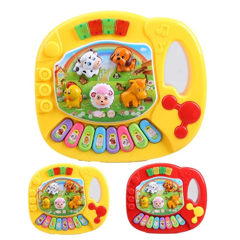 Baby Toy Musical Instrument Animal Farm Piano Music Tool Toddler ...