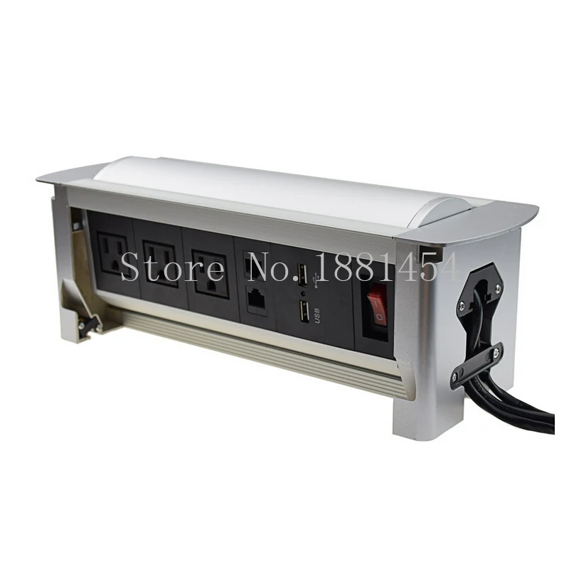 Новинка многофункциональная Выдвижная умная розетка розетки для настольного питания