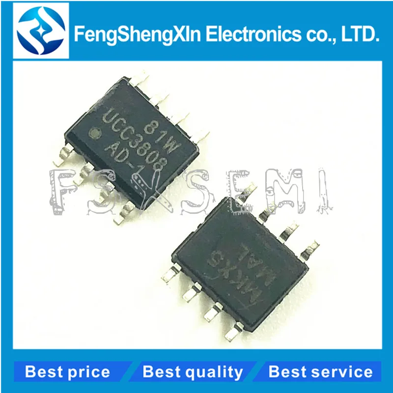 10pcs/lot Ucc3808ad-1 Ucc3808ad Ucc3808 3808a-1 Sop-8 Low Power Current ...