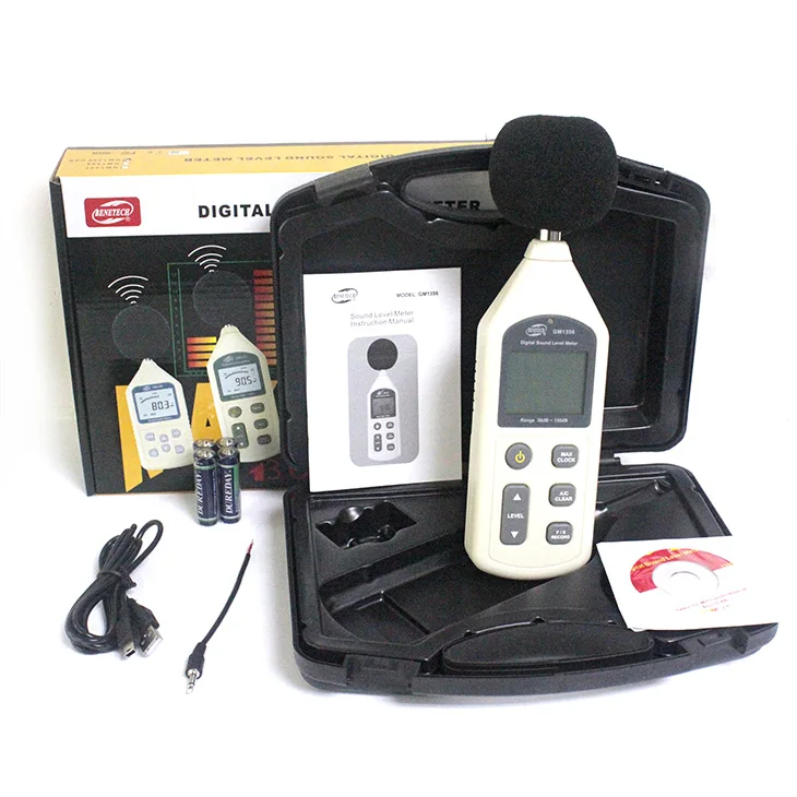 Usb Interface Digital Sound Level Meter Gm1356 Sound Decibel Meter Benetech Sound Measuring