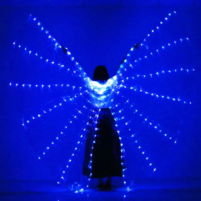 Colorful Rainbow Performance LED Wings (Various Options) - Queerks™