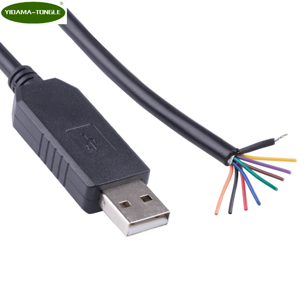 Cabo conversor e adaptador de comunicação, usb para rs232, serial 9 ...