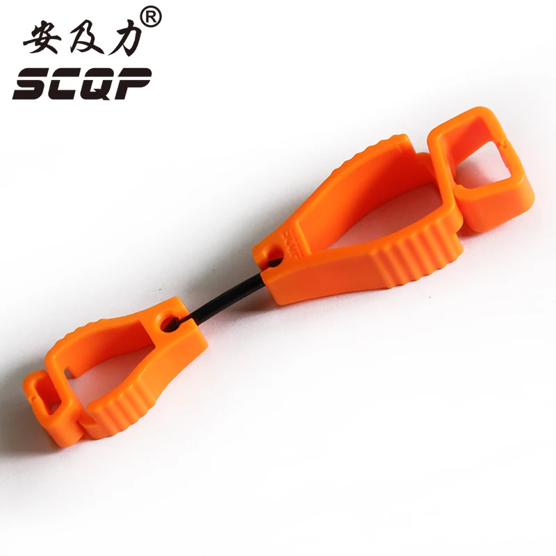 20pcs Safety Glove Guard Clip Holder Plastic Working Clamp For Safety Work Gloves Labor Supplies