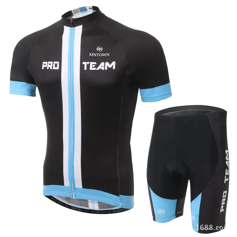 Q486 2017 Pro team cycling jerseys short sleeve Summer moisture ...