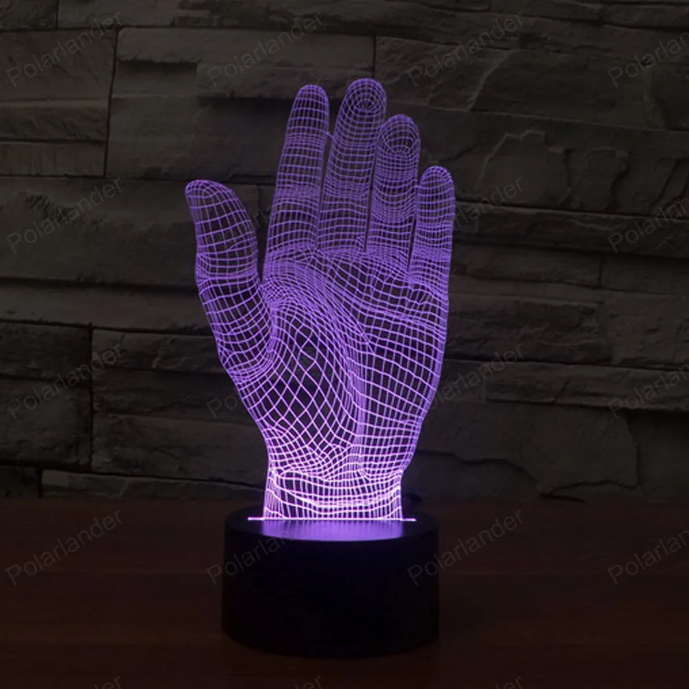 3d Colorful Creative lamps 3D Lights Children's nightlight Visual Led ...