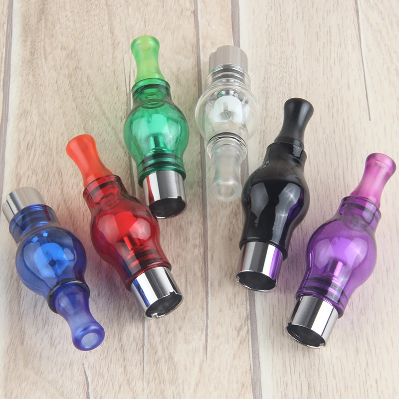 100pcSM6 E Cigarette Atomizer dry herb Wax Vaporizer Globe Glass 510 ...