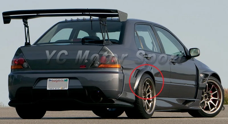 Frp Fiber Glass Vtx Cyber Version Style Rear Fender Flares Only Fit For ...